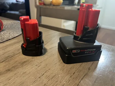 Milwaukee m12 battery magnetic bases by Vince H MakerWorld: Download ...