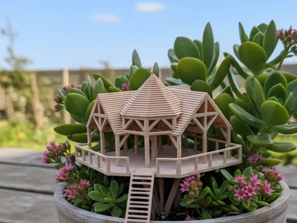 Mini city treehouse PART 7 - Free 3D Print Model - MakerWorld