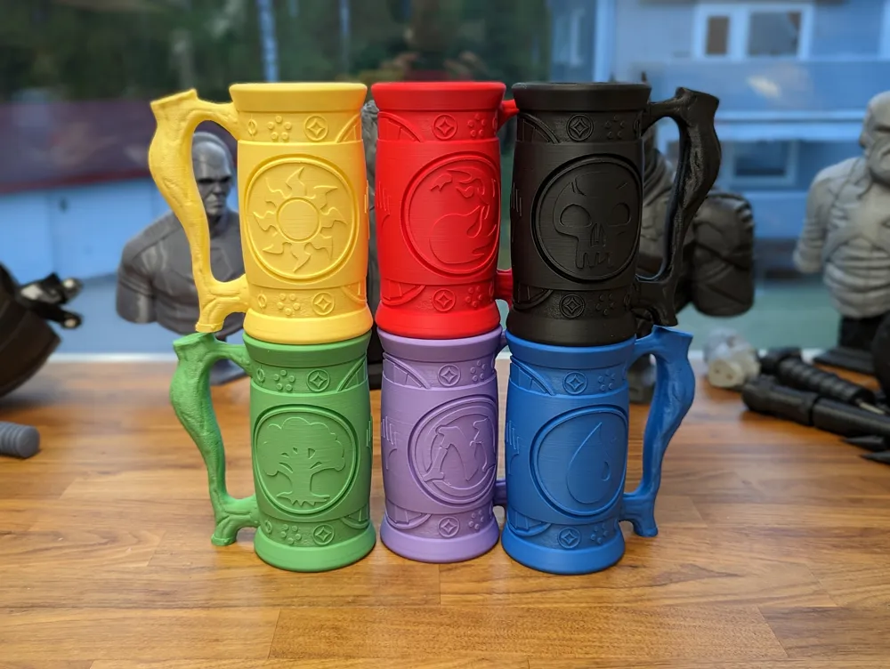 MtG Black Mana-Inspired Can Holder/Koozie - Free 3D Print Model ...