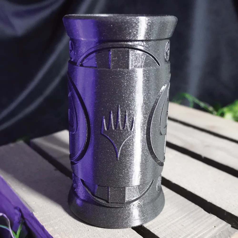 MtG Black Mana-Inspired Can Holder/Koozie - Free 3D Print Model ...