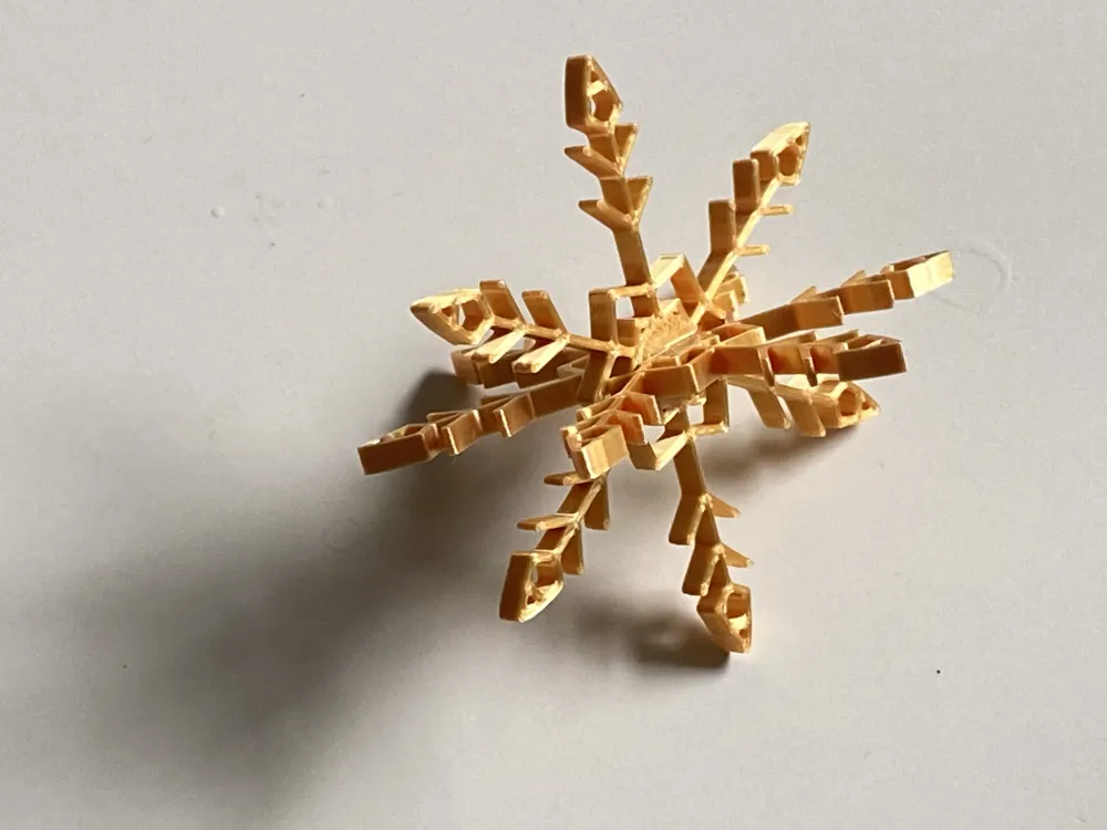 Snowflake by 3D Mushroom MakerWorld: Download Free 3D Models