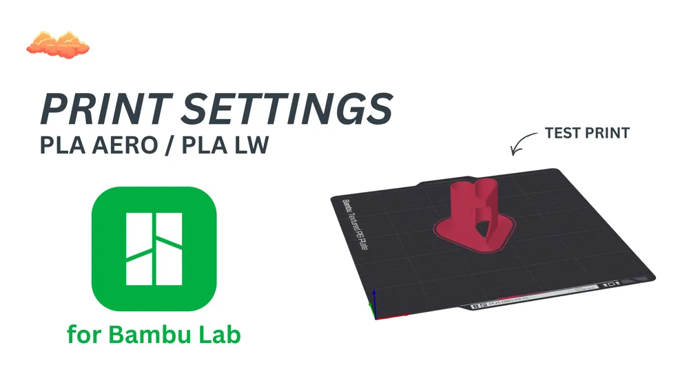 PLA Aero / PLA LW – Print Settings for Bambu Lab - Free 3D Print Model ...