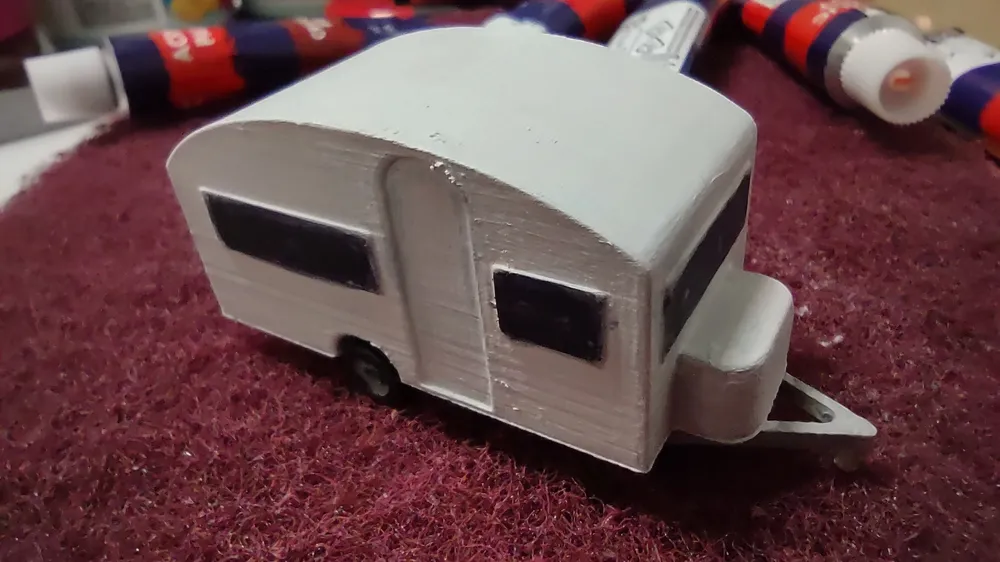 HO Scale Model Caravan by 3-Dr. Lighthouse Design - MakerWorld