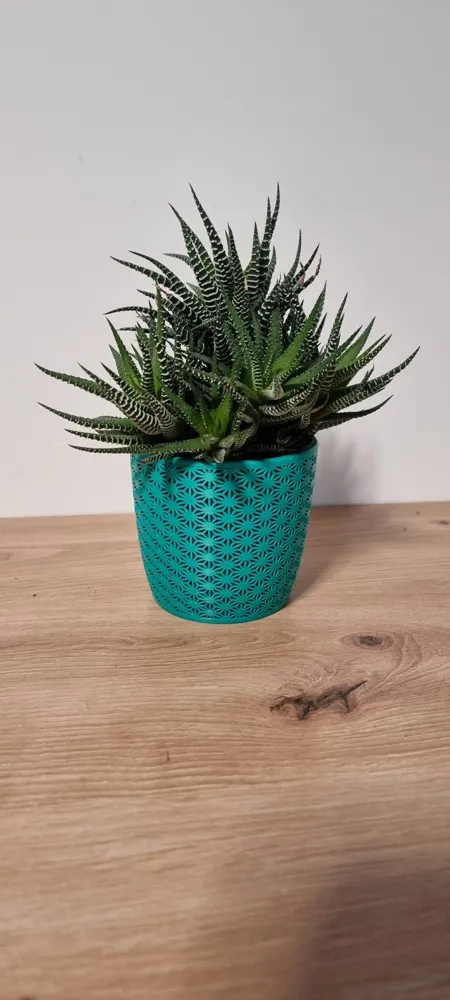 Modern Kumiko Planter - - Free 3D Print Model - MakerWorld