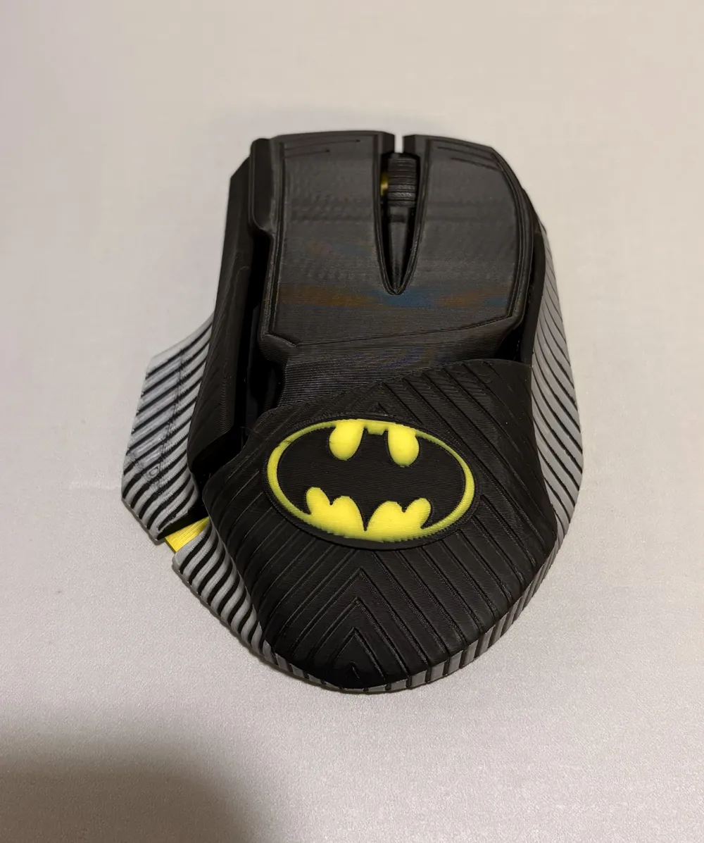 Batman Wireless Mouse - Free 3D Print Model - MakerWorld