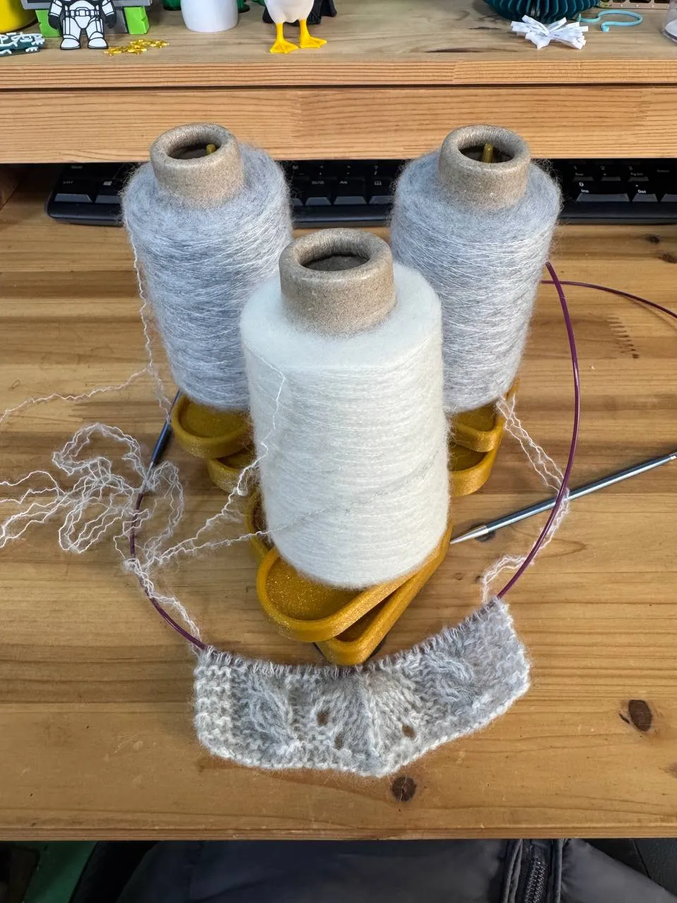 Yarn Spinner Plate for 3 Yarns by user_387818775 MakerWorld: Download ...