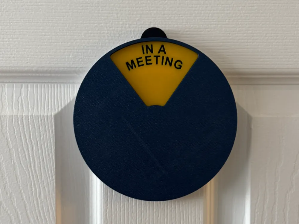 Office Status Door Sign - Free 3D Print Model - MakerWorld