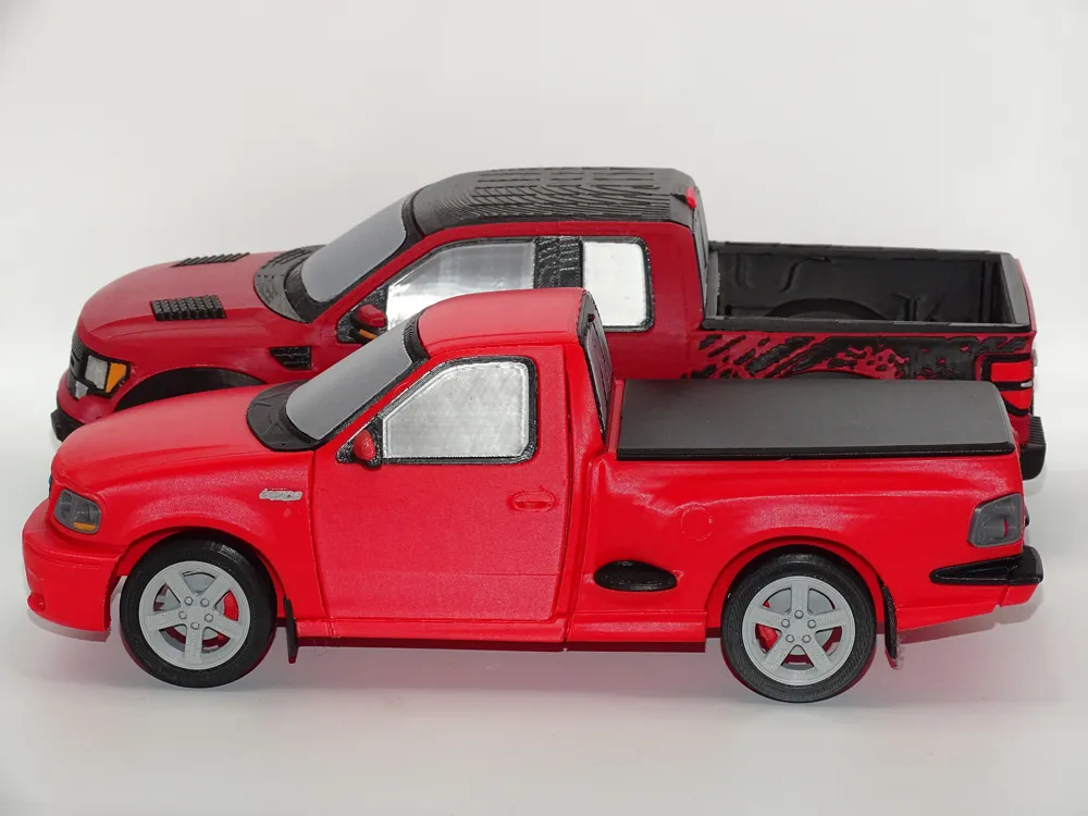Ford F-150 SVT LIGHTNING w/ Steering Scale 1:19 by Mr.Rod MakerWorld ...