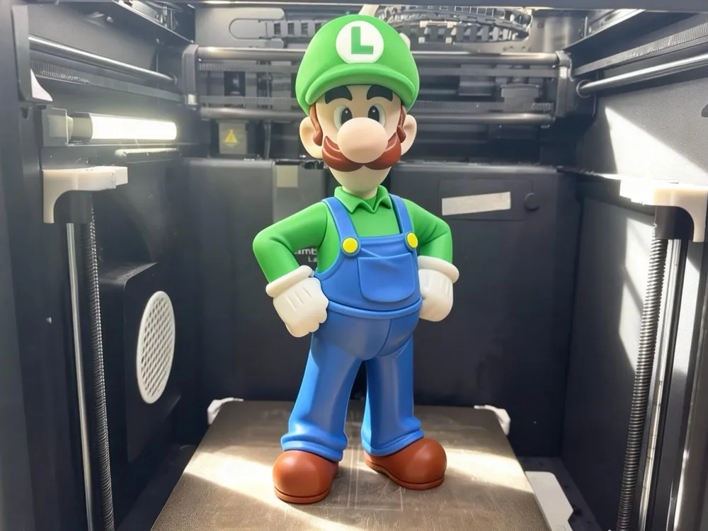 Luigi Super Mario Bros 33cm (disassembled, no AMS needed)Luigi&Super ...
