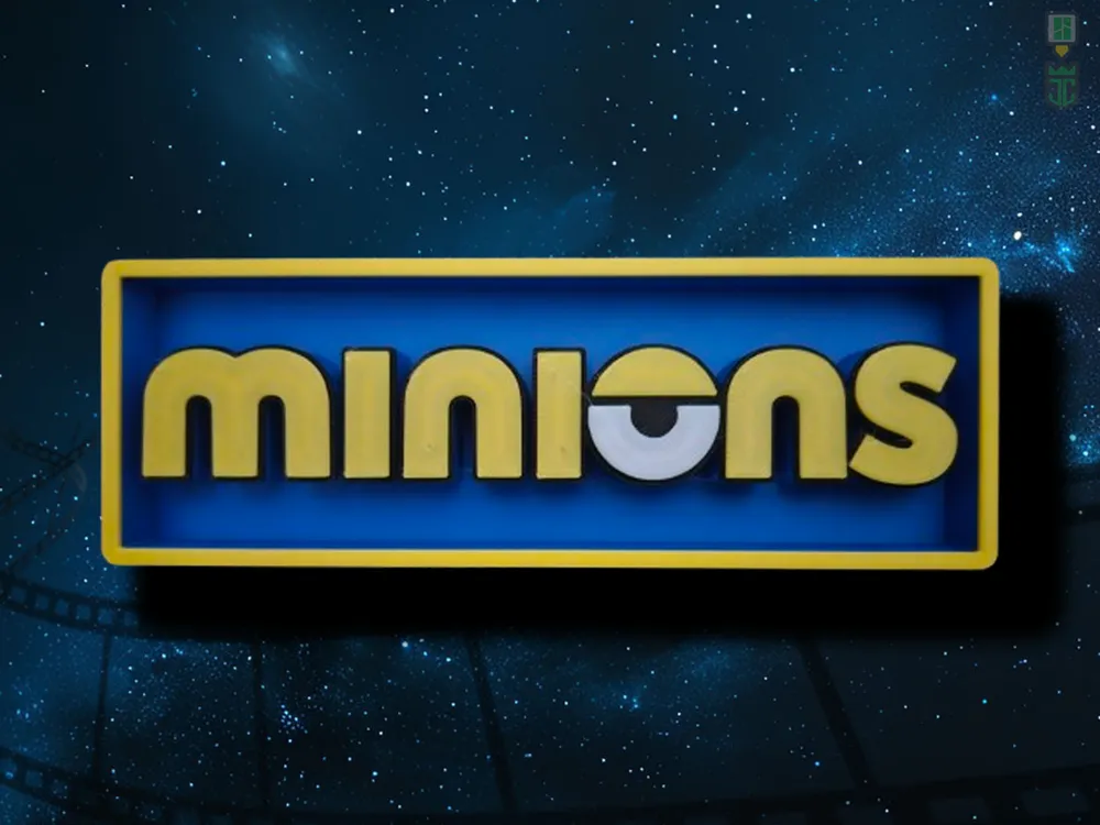 Medium Minions Film Cinema room Sign Logo Box by Jaybro187 - MakerWorld