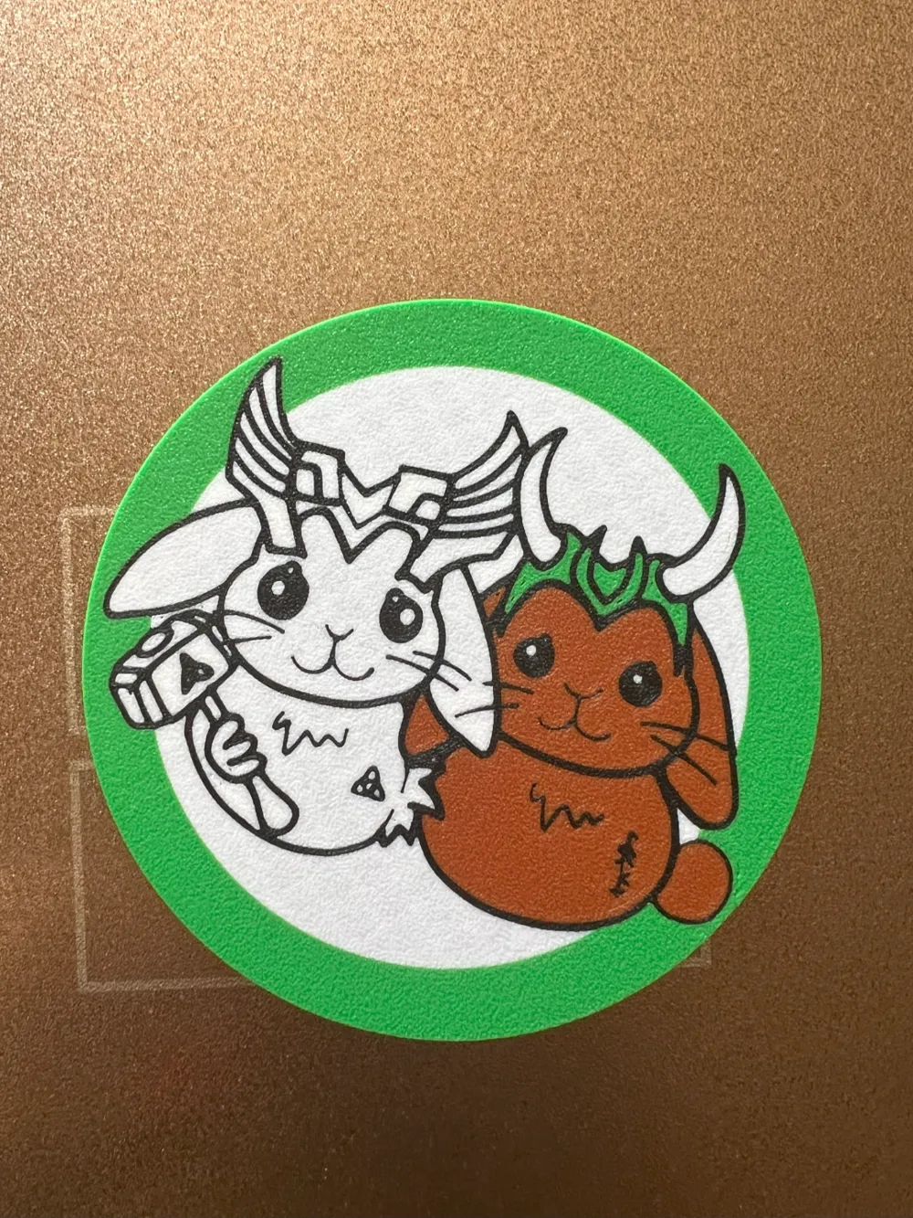 Thor and Loki Bunny Coaster by StudBuffin - MakerWorld