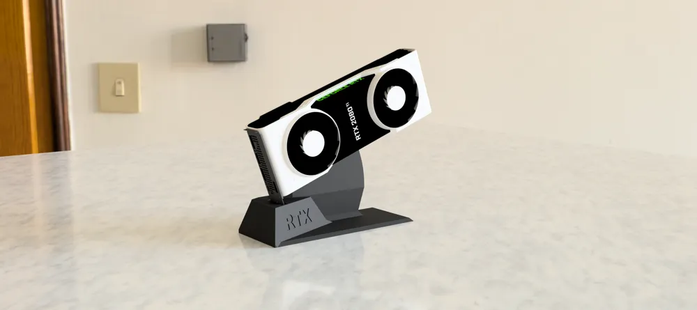 GPU Stand RTX Branding by Cosa_93MakerWorld: Download Free 3D Models