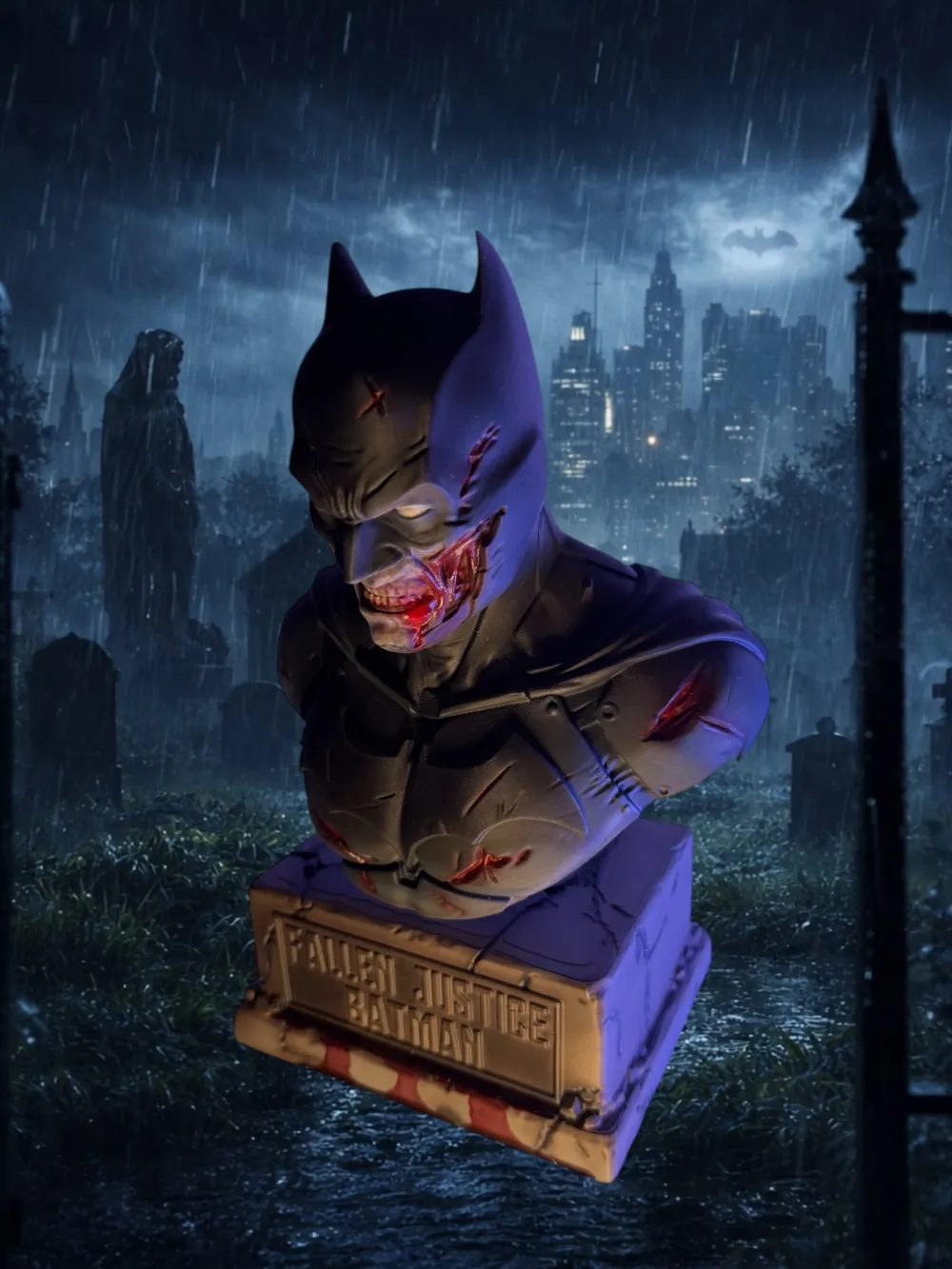 Fallen Justice Batman - Free 3D Print Model - MakerWorld