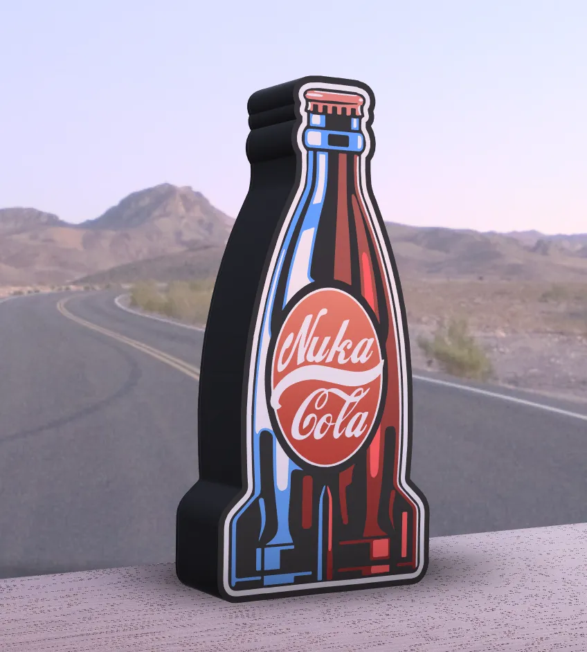 NUKA COLA Fallout Light Box by Suptand - MakerWorld