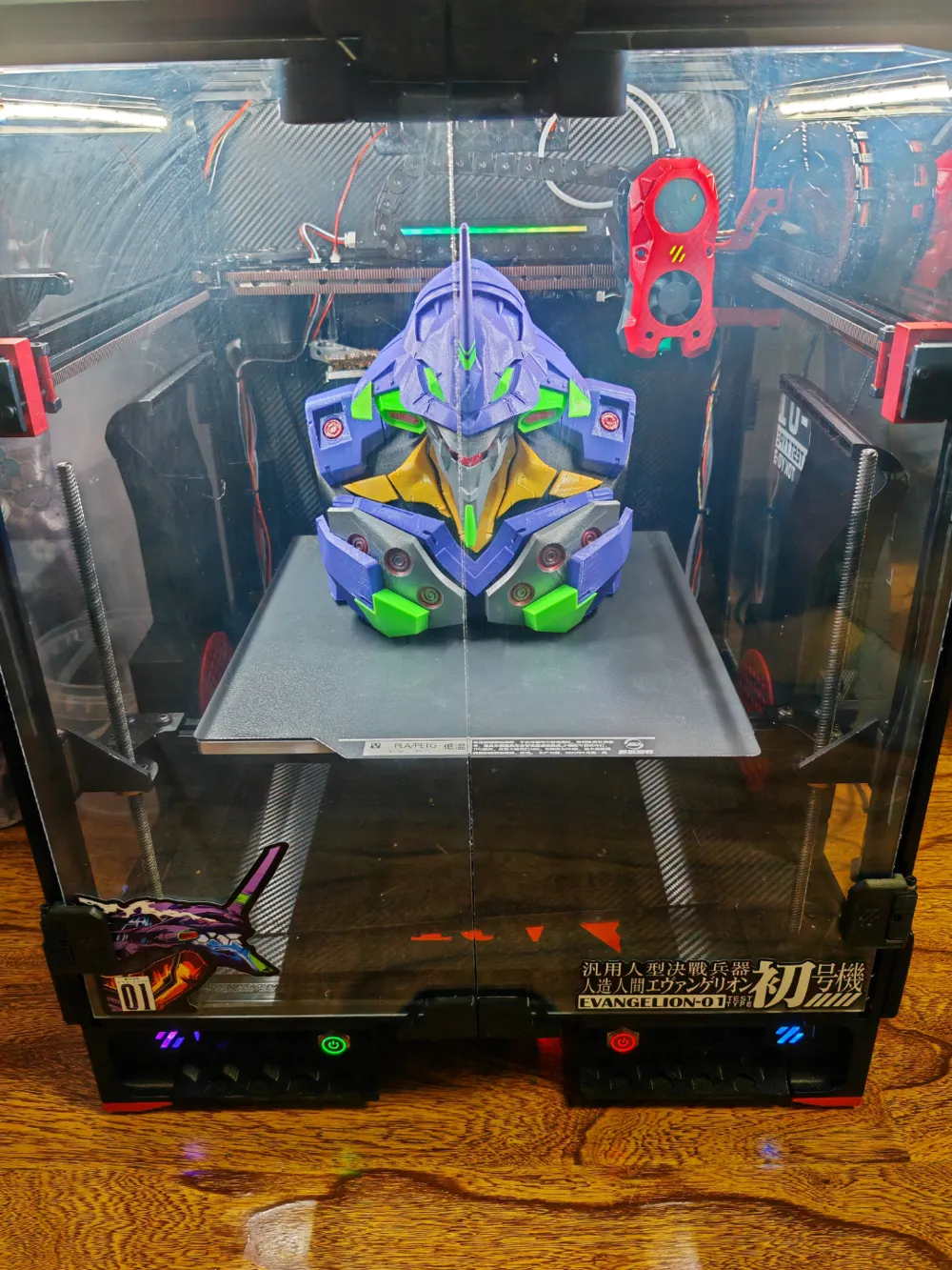 EVA-01 Unit-01 Bust - Free 3D Print Model - MakerWorld