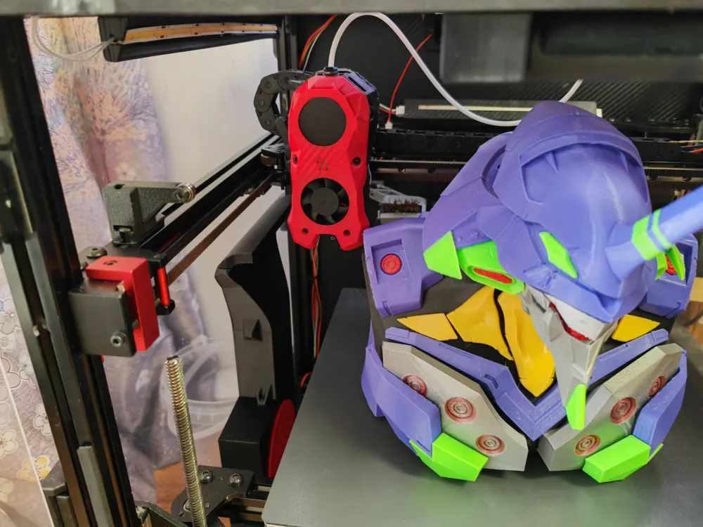 EVA-01 Unit-01 Bust - Free 3D Print Model - MakerWorld