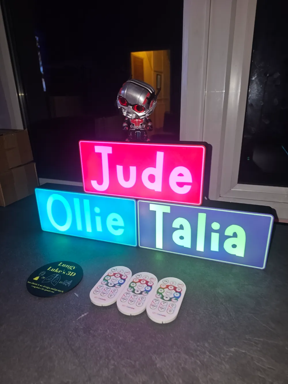 Ollie led name light box by Lungy Luke's 3D - MakerWorld