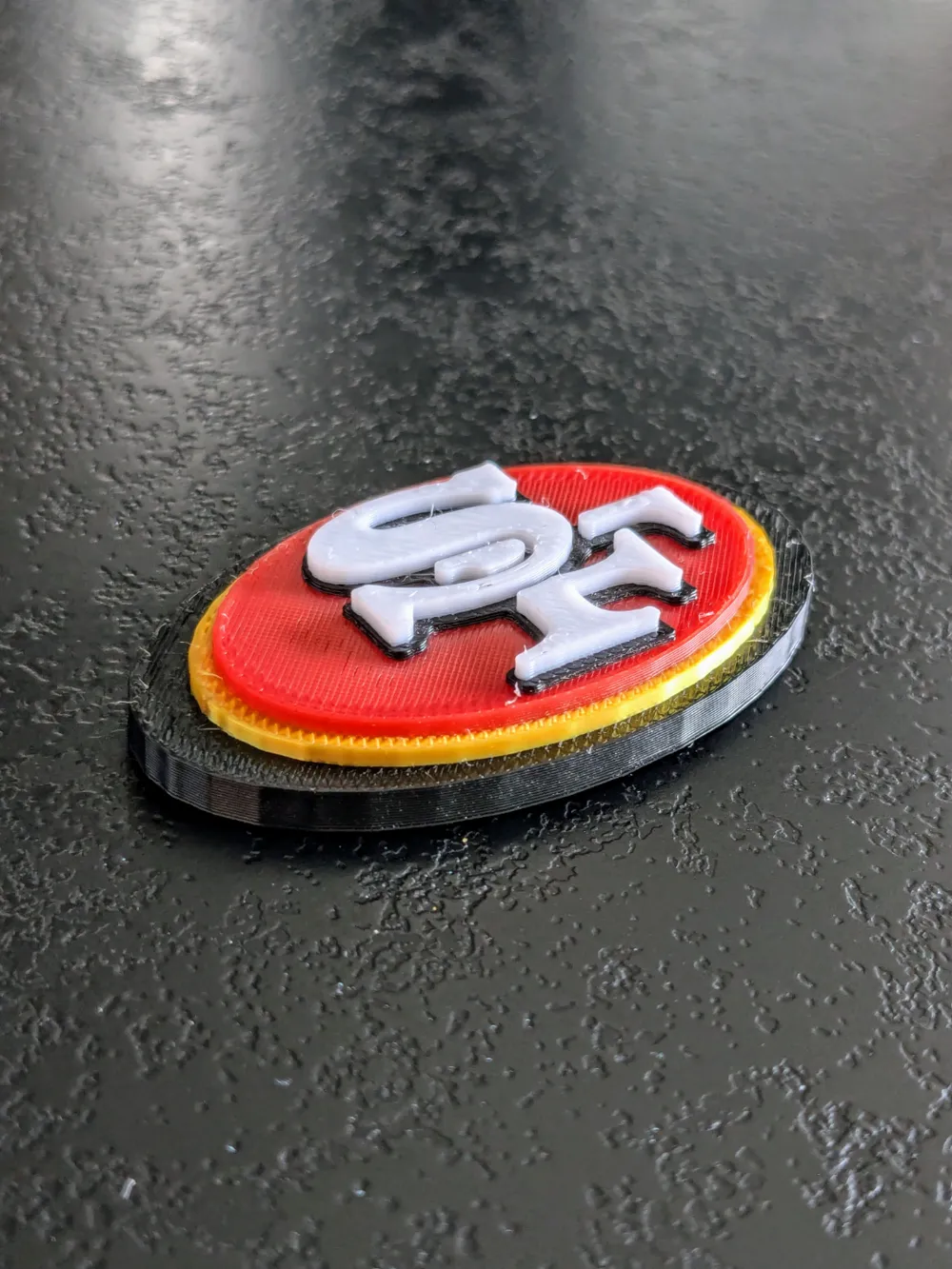 San Francisco 49ers - Embossed Fridge Magnet by svenson3D MakerWorld ...