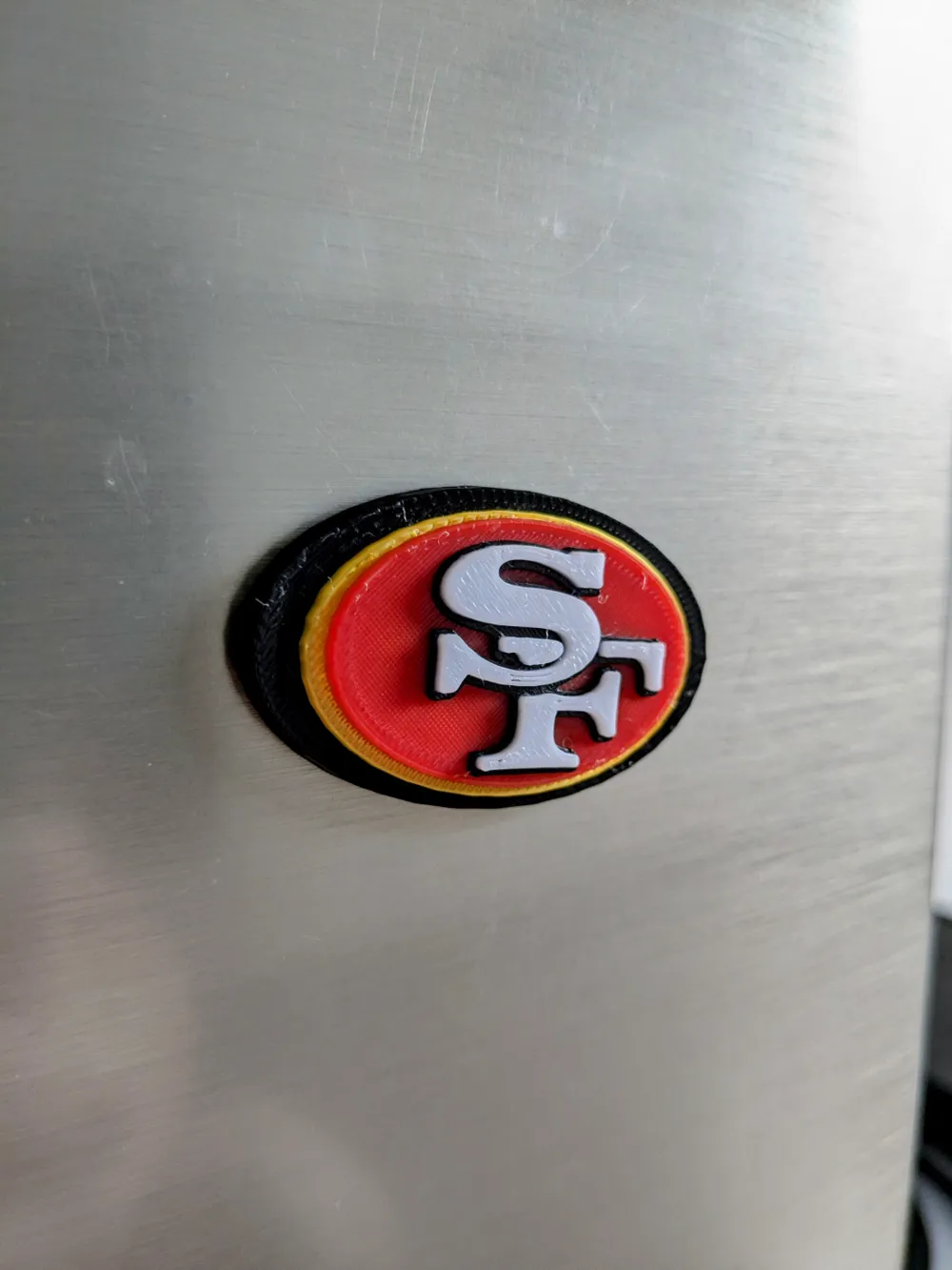 San Francisco 49ers - Embossed Fridge Magnet by svenson3D MakerWorld ...