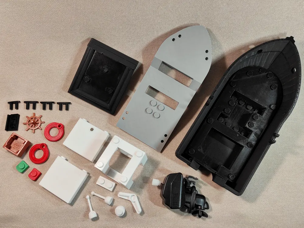 Floating and Motorized Benchy (Kit-010 optional) by Tim_Bricker ...