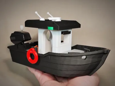 Floating and Motorized Benchy (Kit-010 optional) by Tim_Bricker ...