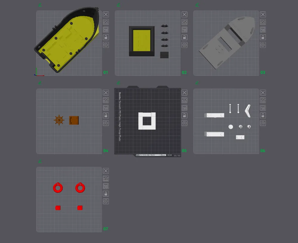 Floating and Motorized Benchy (Kit-010 optional) by Tim_Bricker ...