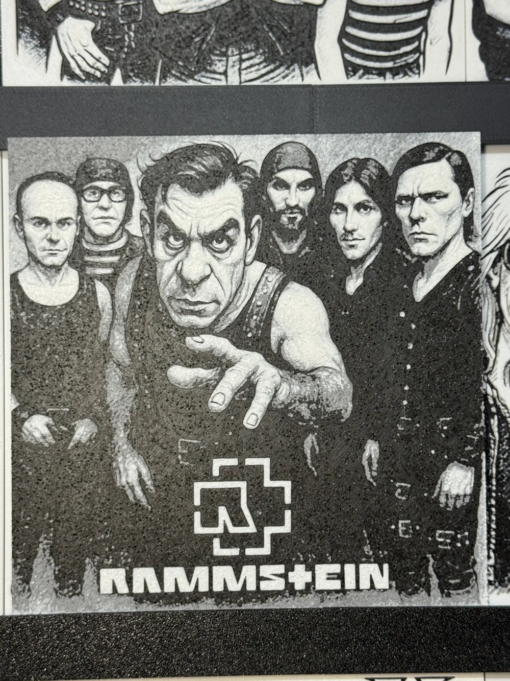 Hue Forge Rammstein Caricature - Free 3D Print Model - MakerWorld