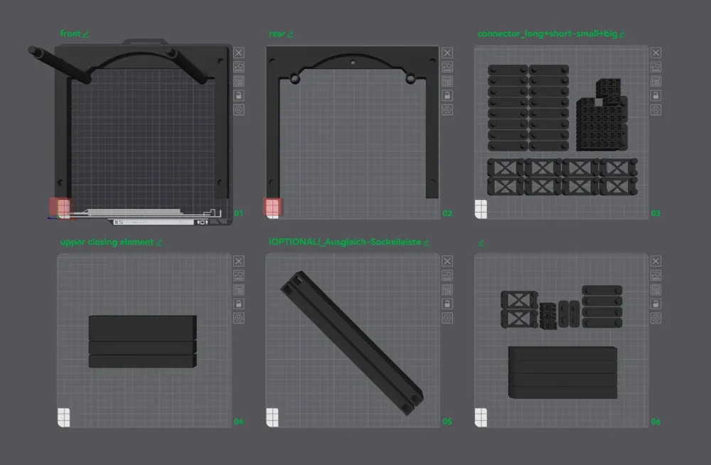 Filament Shelf Narrow Modular Infinity Shelf - Free 3D Print Model ...