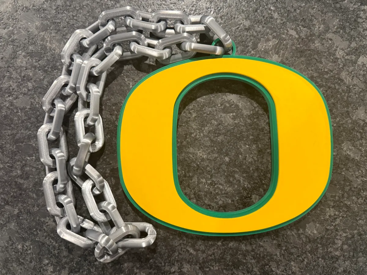University of Oregon Ducks Hype Chain - Free 3D Print Model - MakerWorld