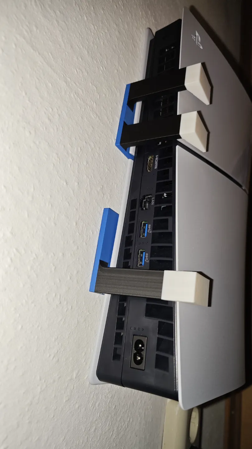 PS5 Slim Wall Mount by TheHatch102 MakerWorld: Download Free 3D Models