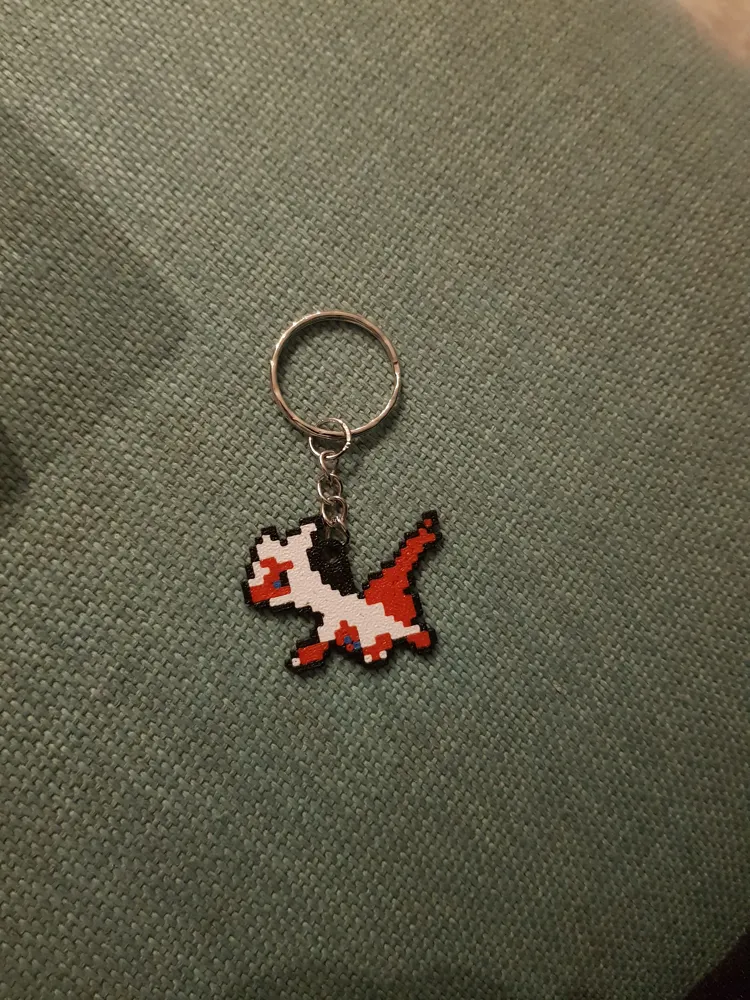 Keychain Pokemon Latias Pixel Art Design Artwork - Free 3D Print Model ...