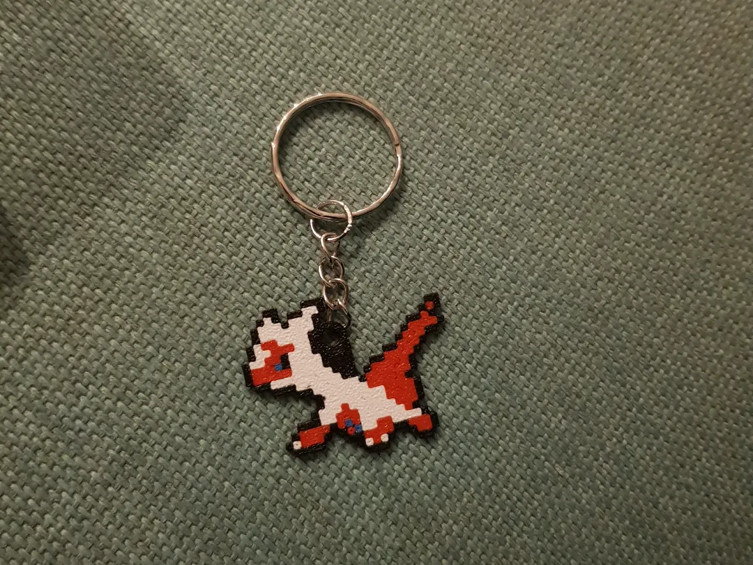 Keychain Pokemon Latias Pixel Art Design Artwork - Free 3D Print Model ...