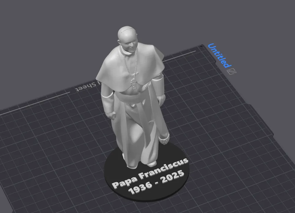 Pope Francis (Francesco) by PiotrBanusMakerWorld: Download Free 3D Models