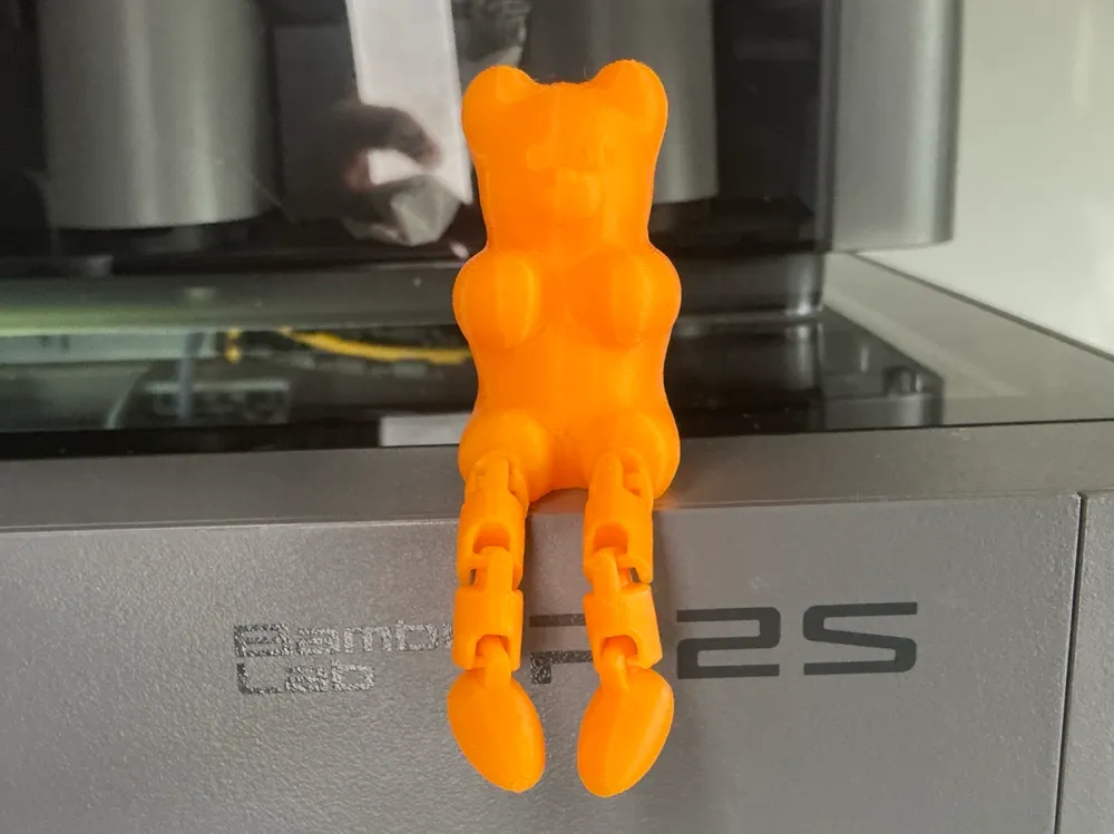 articulated gummy bear - Free 3D Print Model - MakerWorld
