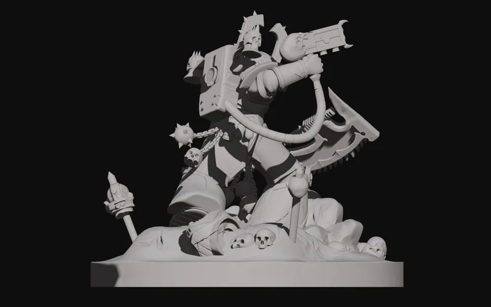 Warhammer 40k - Khârn the Betrayer by Da050 - MakerWorld