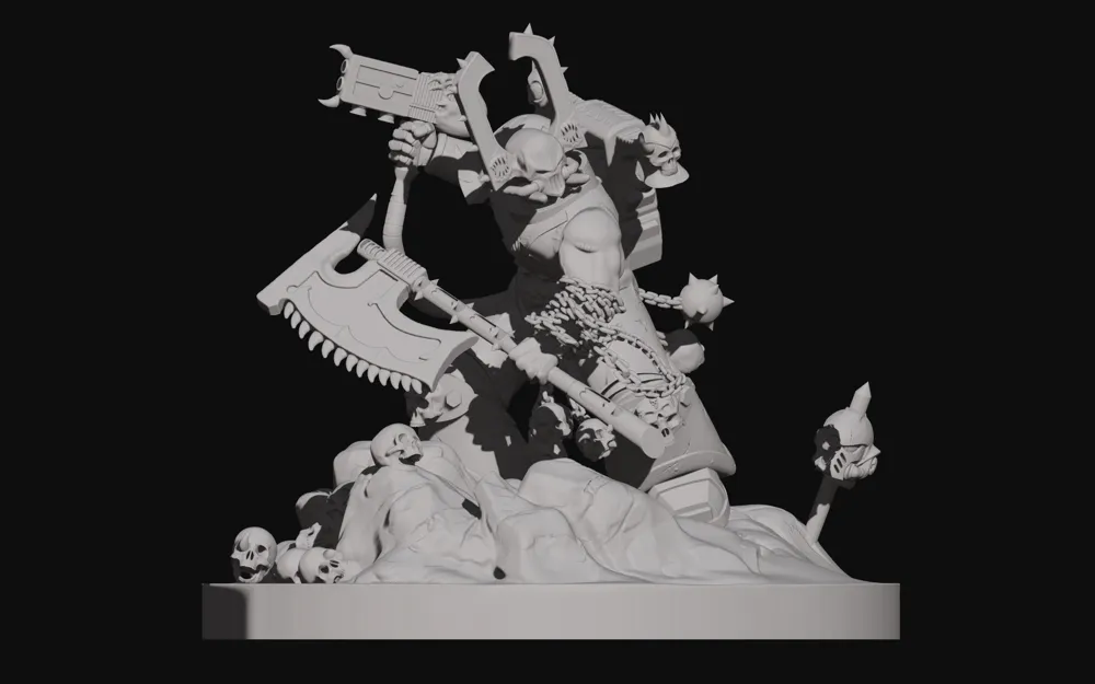 Warhammer 40k - Khârn the Betrayer by Da050 - MakerWorld