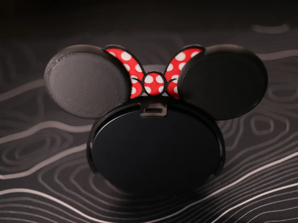 Labubu Mouse Ears with Bow - Free 3D Print Model - MakerWorld