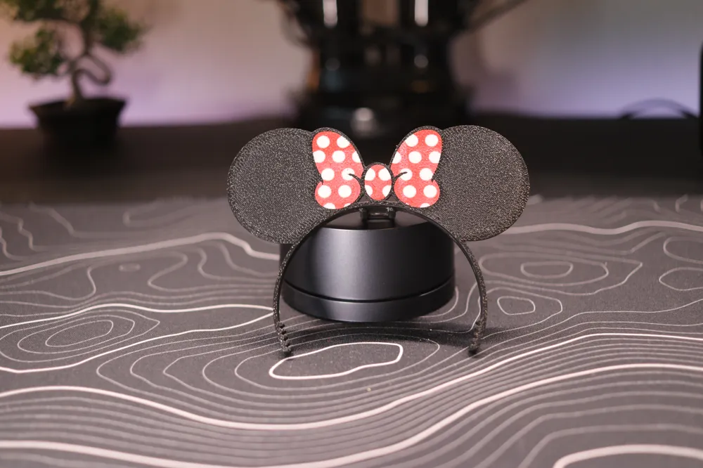 Labubu Mouse Ears with Bow - Free 3D Print Model - MakerWorld