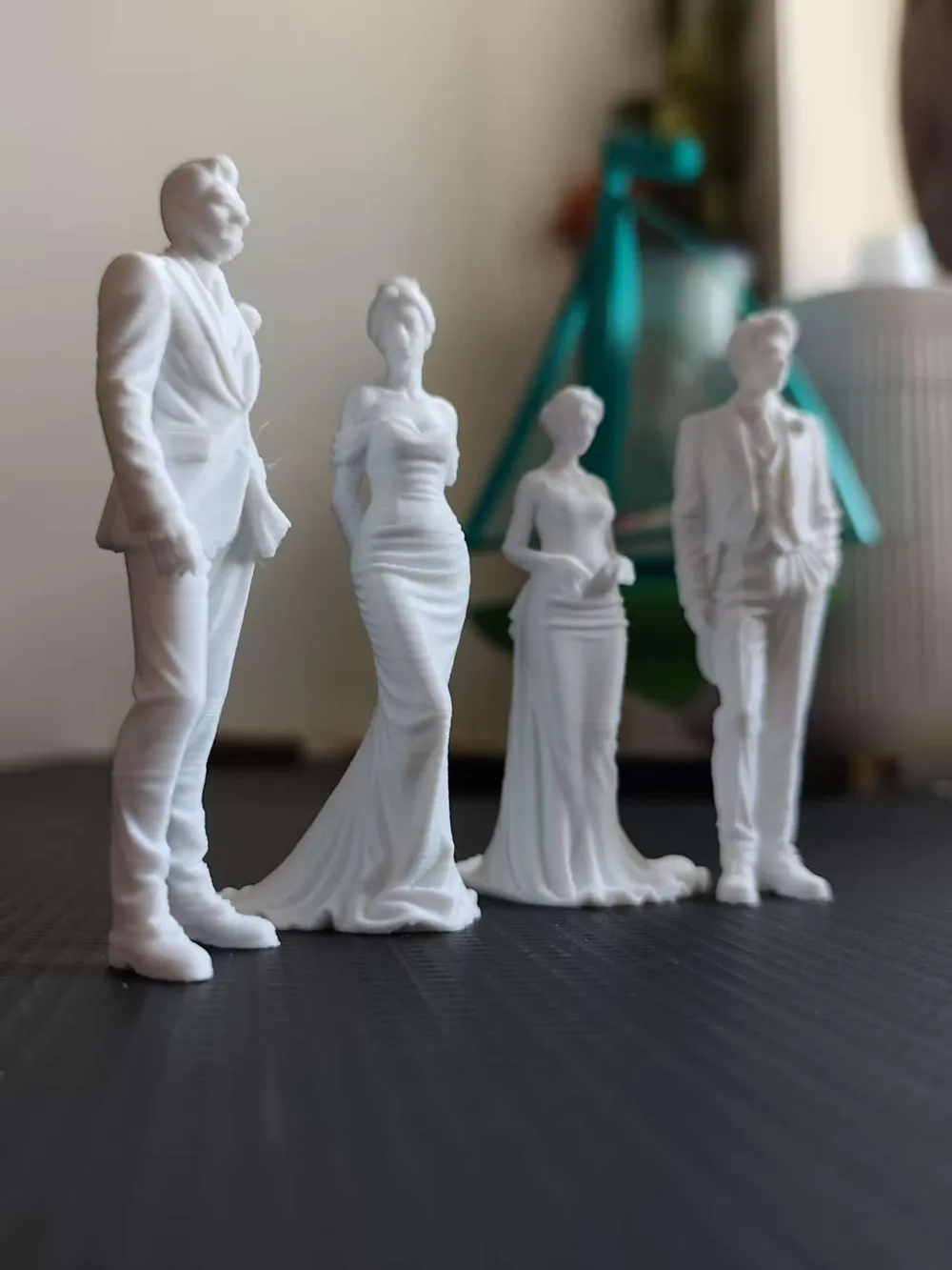 Wedding model, bride and groom - Free 3D Print Model - MakerWorld