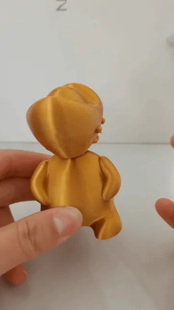 Rotating Fortune Ingot for Good Luck and Wealth - Free 3D Print Model ...