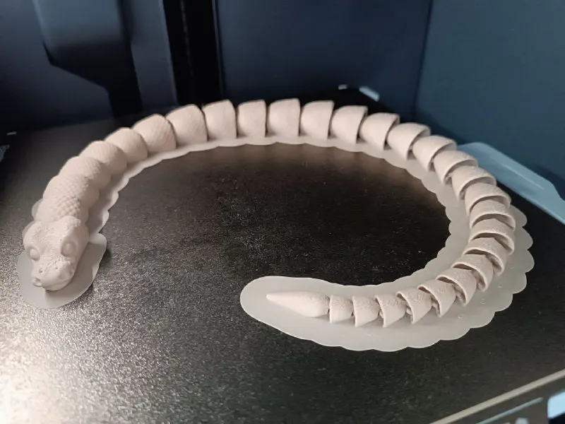 Flexi Python Snake 50cm long by Valeria Momo & Mattia - MakerWorld
