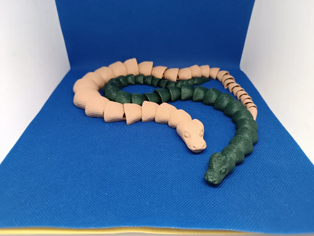 Flexi Python Snake 50cm long by Valeria Momo & Mattia MakerWorld ...