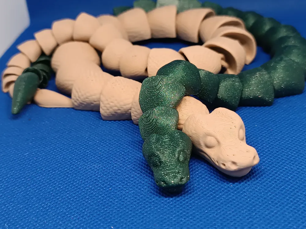 Flexi Python Snake 50cm long by Valeria Momo & Mattia MakerWorld ...