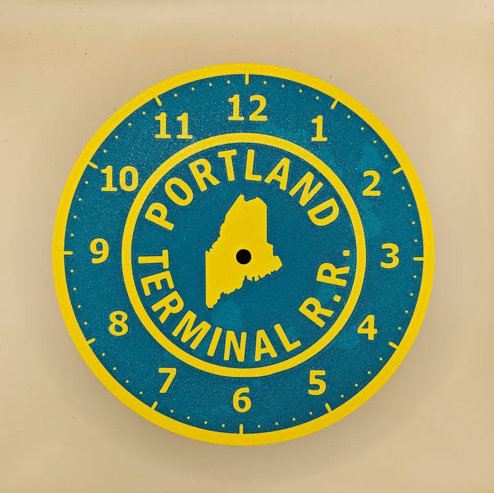 Portland Terminal Railroad Clock by railimages - MakerWorld