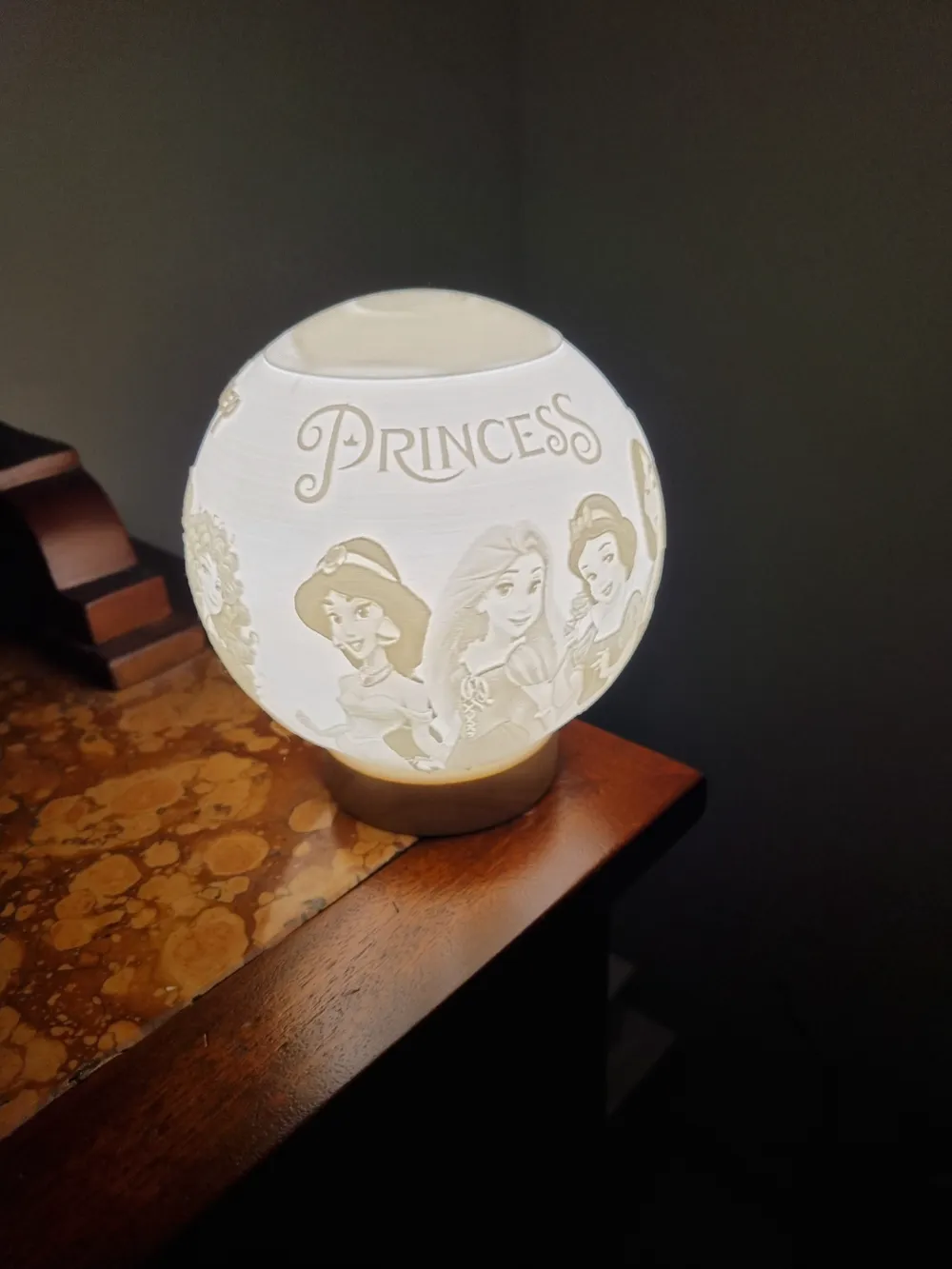 Disney Princess LED Lamp by VE3D MakerWorld: Download Free 3D Models