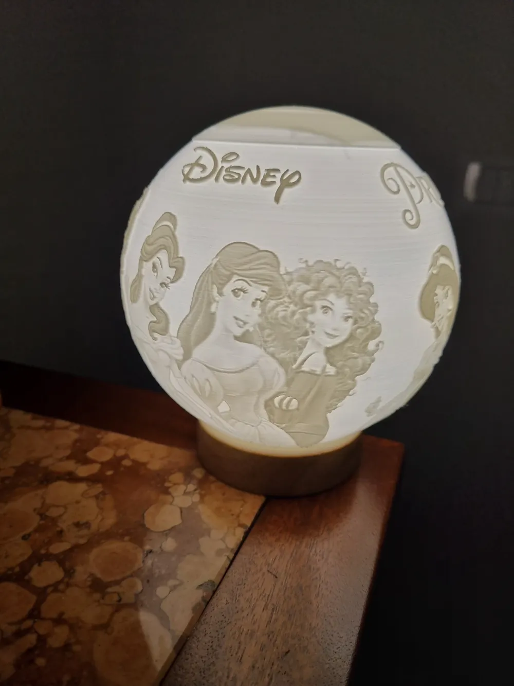 Disney Princess LED Lamp by VE3D MakerWorld: Download Free 3D Models