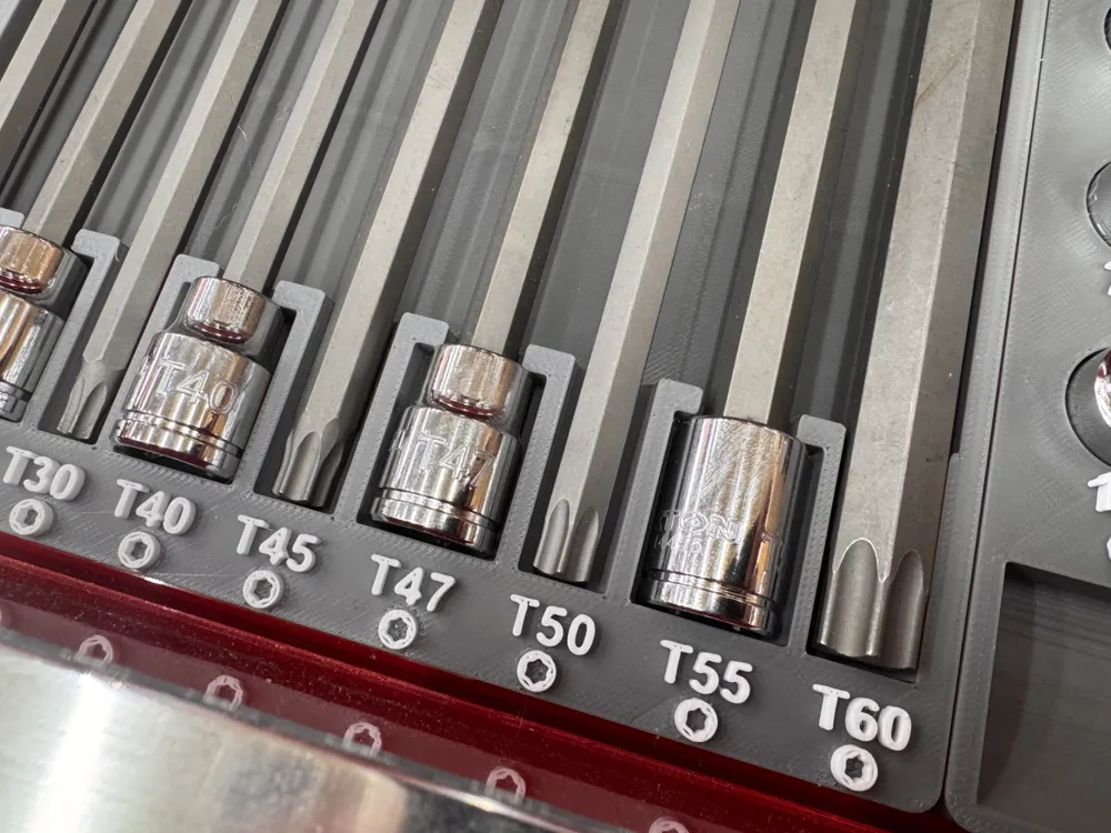 91 piece 3/8 Inch Tekton Tork Hex Base Gridfinity by ScreamingSkulls ...