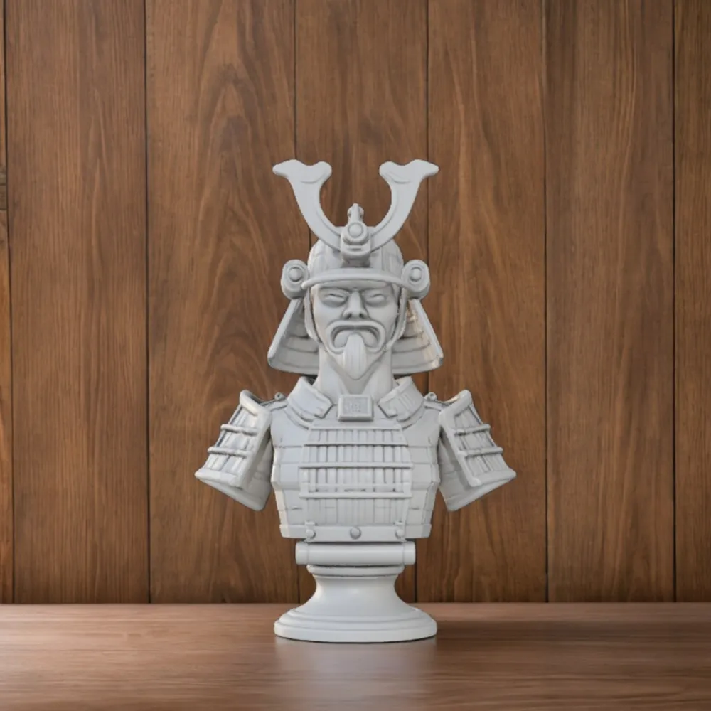 Samurai Sculpture by SwotariCZMakerWorld: Download Free 3D Models