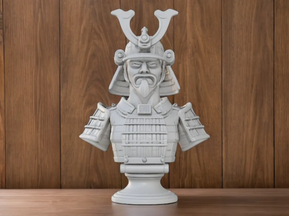 Samurai Sculpture by SwotariCZMakerWorld: Download Free 3D Models