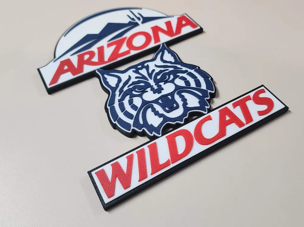 Arizona Wildcats Wall Display - Free 3D Print Model - MakerWorld